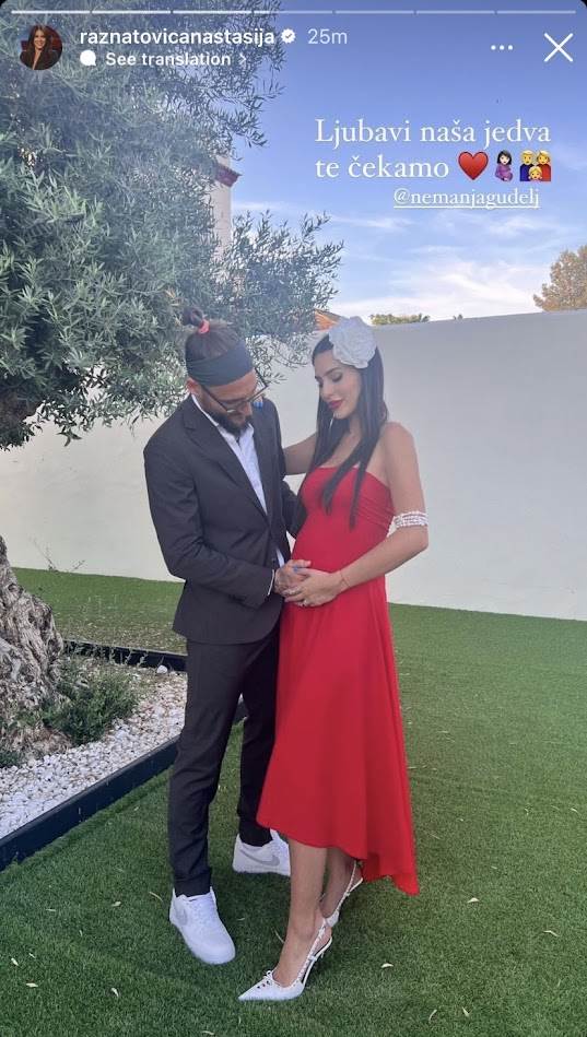 Nemanja Gudelj o trudnoći Anastasije Ražnatović | Lepa i srećna