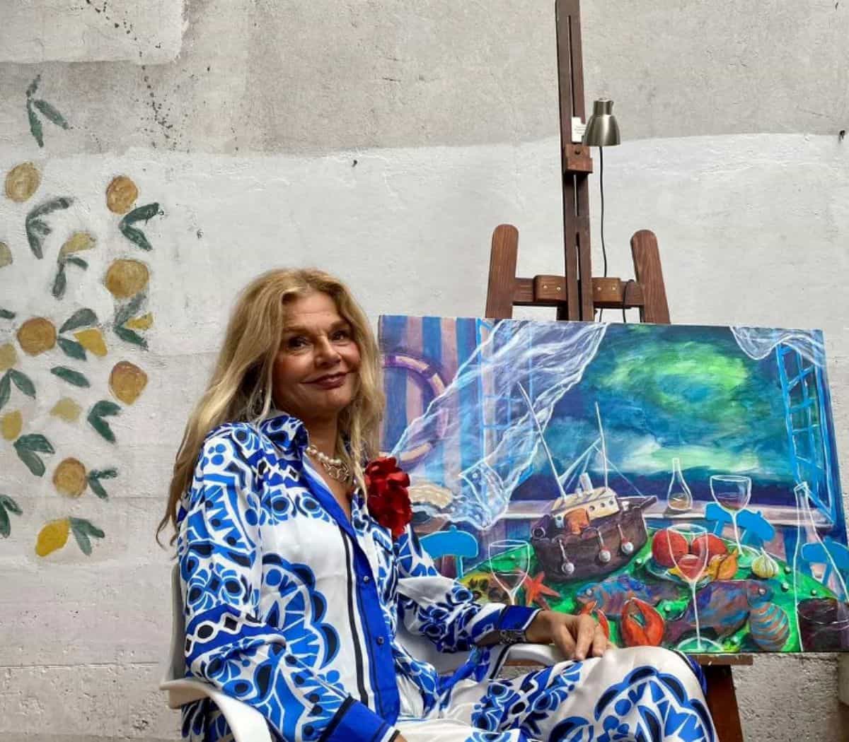 Mirjana Bobić Mojsilović tirkizne sandale sama napravila | Lepa i srećna