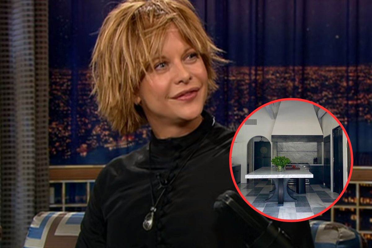 Kuhinja Meg Rajan u crnoj i beloj boji | Lepa i srećna