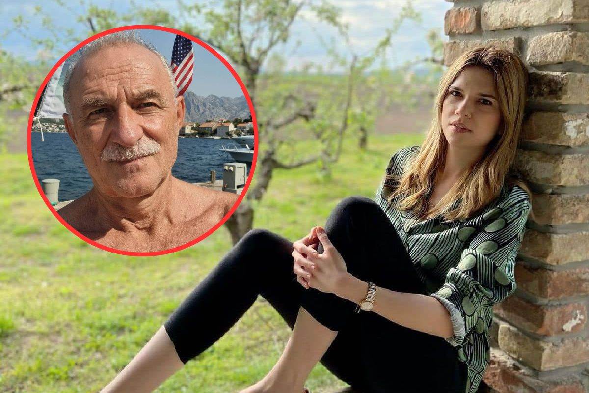 Anica Lazić u crvenoj haljini sa Lazarom Ristovskim | Lepa i srećna