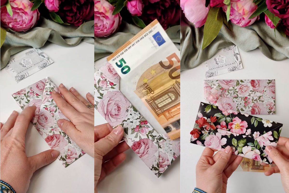 Kako napraviti koverat od ukrasnog papira | Lepa i srećna