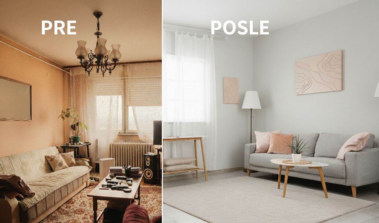 Renoviranje dnevne sobe ideje | Lepa i srećna