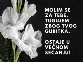 Izjave saučešća i tužne poruke | Lepa i srećna