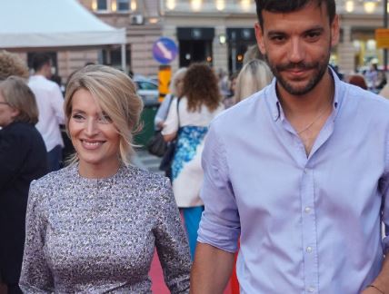 Andjelka Prpic sa mužem Zugicem na svadbi Slavka Beleslina | Lepa i srećna